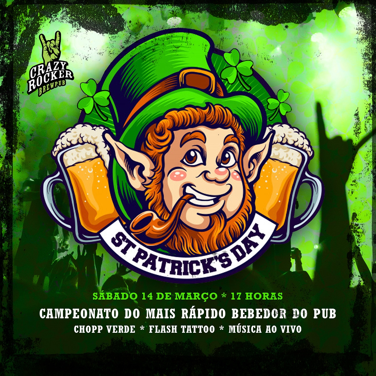Campinas.com.br - Crazy Rocker Brewpub promove festa de St. Patrick’s ...