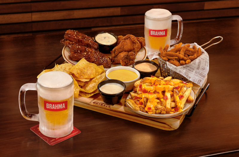 Campinas.com.br - Outback e Brahma lançam refil de chopp e aperitivos à ...